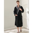 Richie House Men's Warm and Soft Fleece Robe Bathrobe RHM2759 - Walmart.com