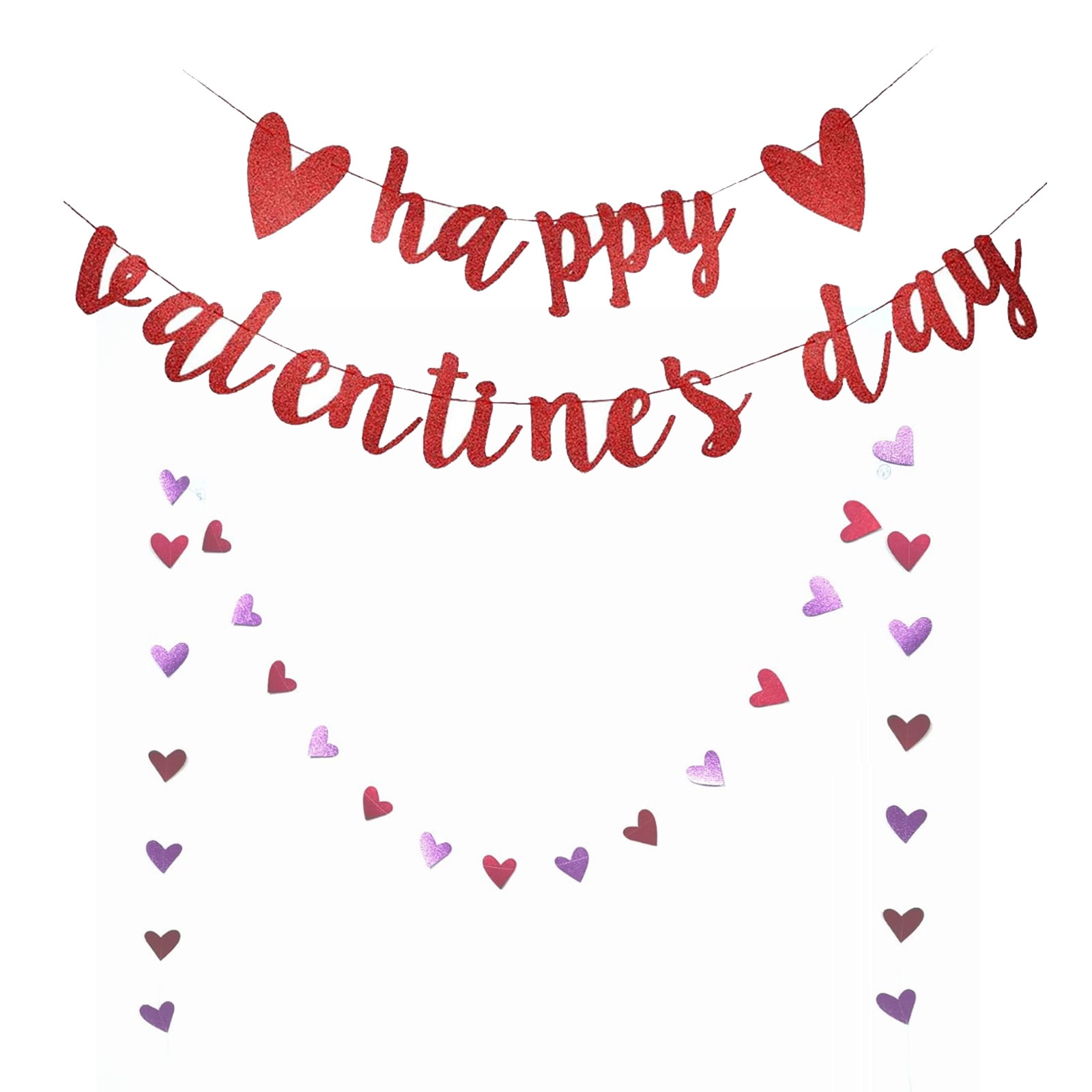Click here for Kpataubaa Happy Valentines Day Banner  Red Sparkli... prices