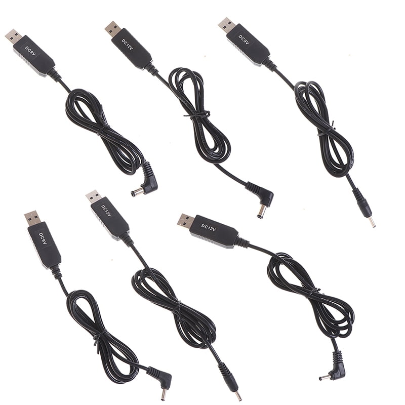 USB power boost line DC 5V to 9V 12V Step UP Adapter Cable 3.5*1.35mm 5 ...