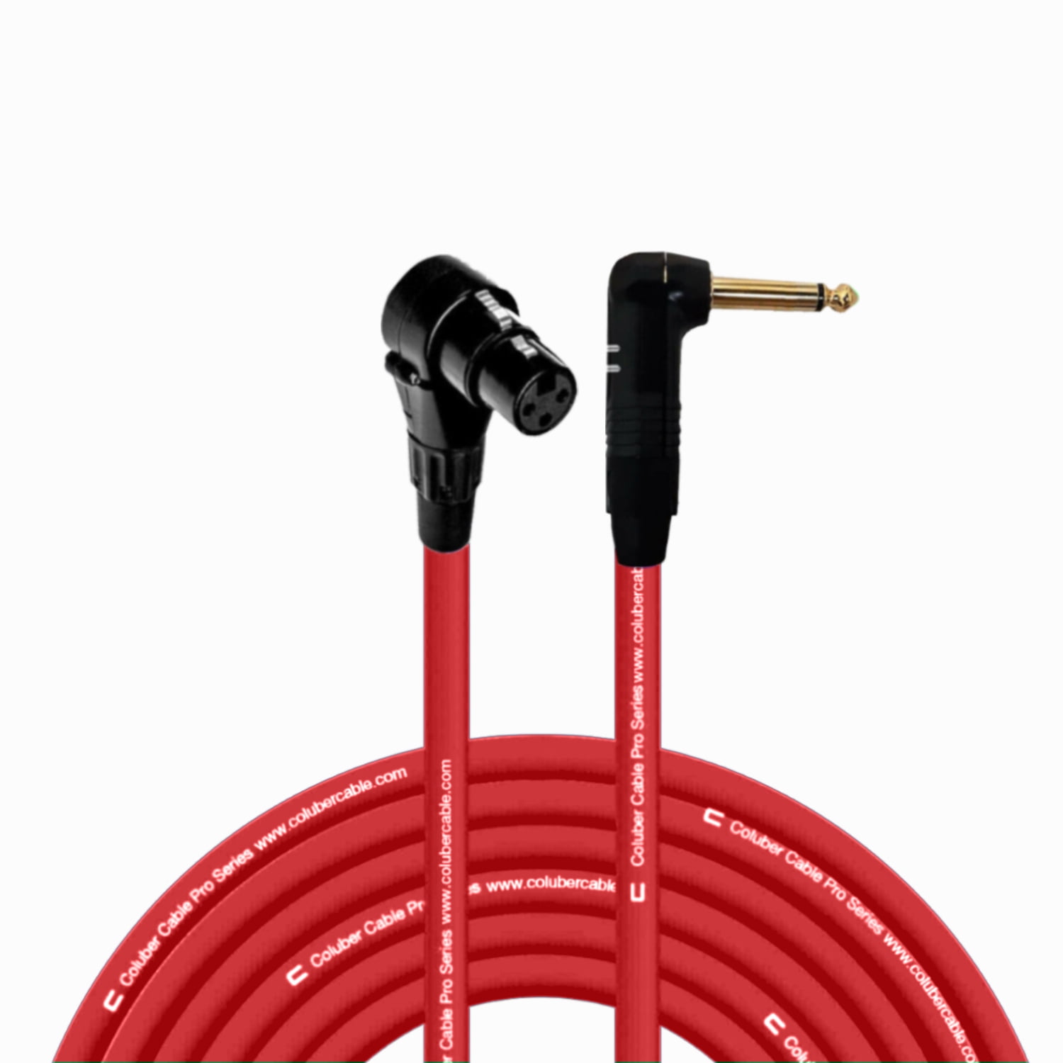 Coluber Cable Right Angle XLR Female to Right Angle 1/4" TS 3-Pin ...