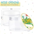 12 Pack 10oz Empty Slime Containers, Large Plastic Slime Jars with Lids ...