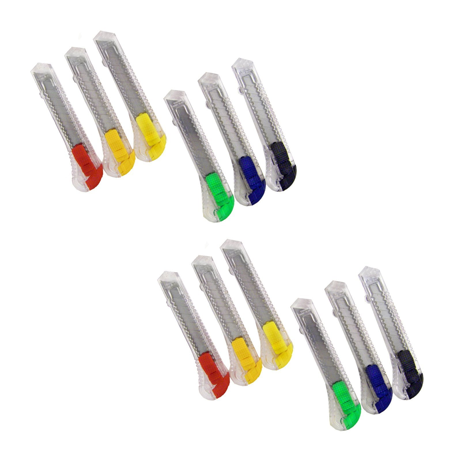 12 Pack Universal Home and Office Utility Knife Box Knives - Walmart.com