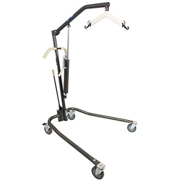 Invacare Lightweight Hydraulic Patient Lift, White, 450 lb. Weight ...