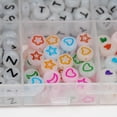 1450 count Letter Beads, Alphabetical Glowing in The Dark Beads in 28 ...