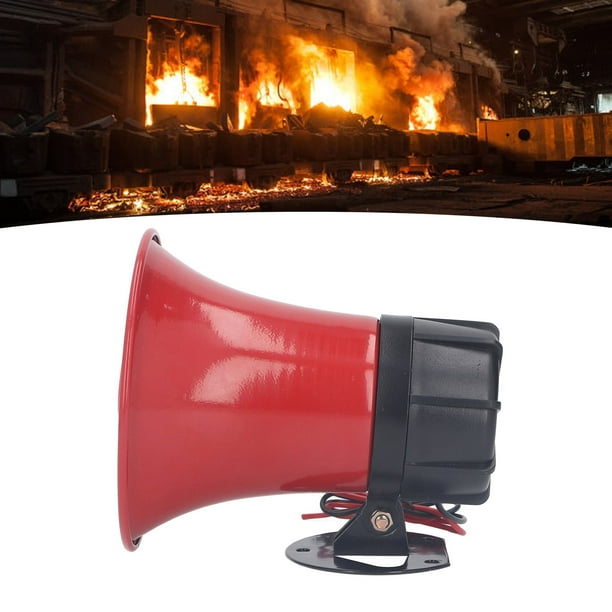 Alarm Siren with Strobe Light Industrial Sound and Light Alarm Siren ...