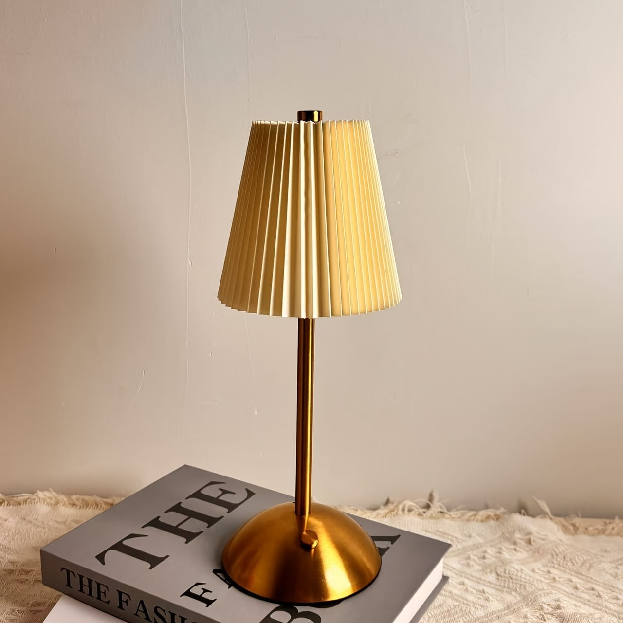 Click here for Unbranded 1pc Modern Pleated Led Table Lamp  Touch... prices