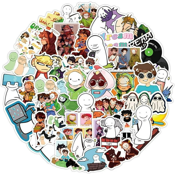 Dream SMP Sticker for Teen Skateboard, Cool Waterproof Game Decal for ...