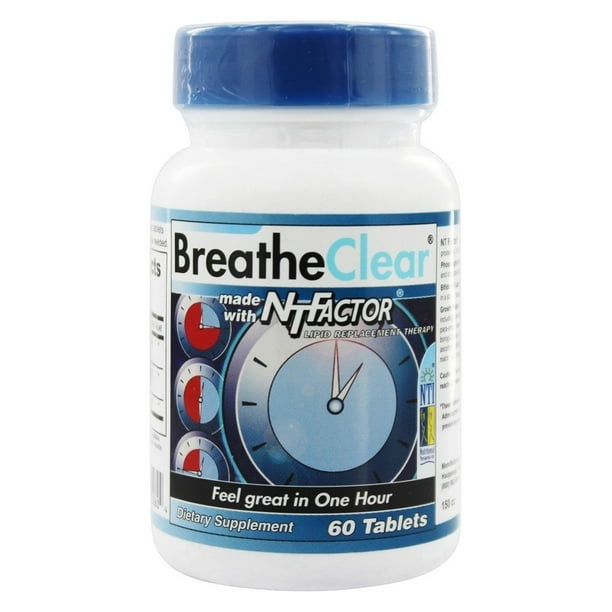 Nutritional Therapeutics - Breathe Clear with NT Factor - 60 Tablets ...