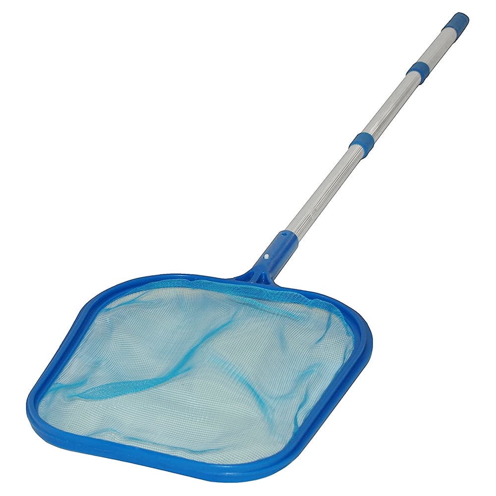 Varilla telescópica Red de limpieza Piscina Skimmer Net Fish Pond Leaf ...