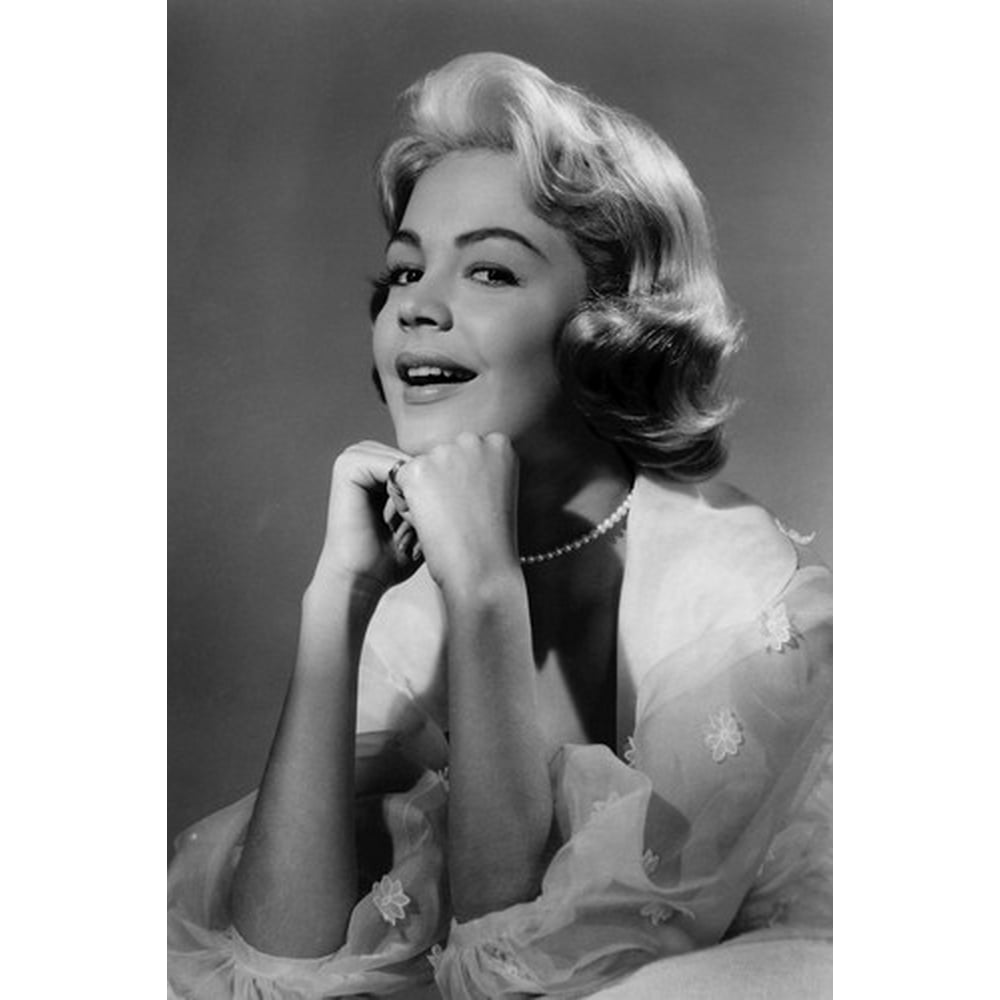 Sandra Dee 1950's studio portrait in chiffon gown smiling 24x36 Poster ...