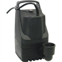 AQUA PULSE 5,500 GPH Inline External Water Pump with Strainer Basket ...