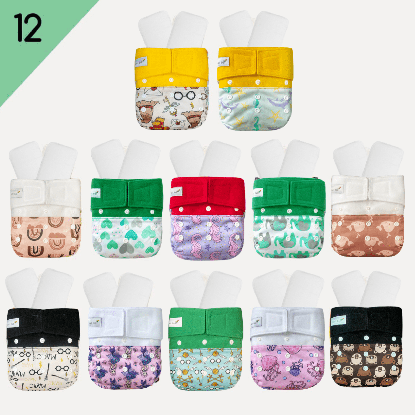 Click here for 12 Kawaii Baby One Size Heavy Duty Hd3 Pocket Clot... prices