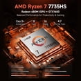 NoteCraft 15.6" FHD Laptop Computer, AMD Ryzen 7 7735HS, 32GB DDR5 RAM ...