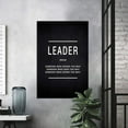 AXXPosters- Inspirational Wall Art Leader Noun Inspiring Painting ...