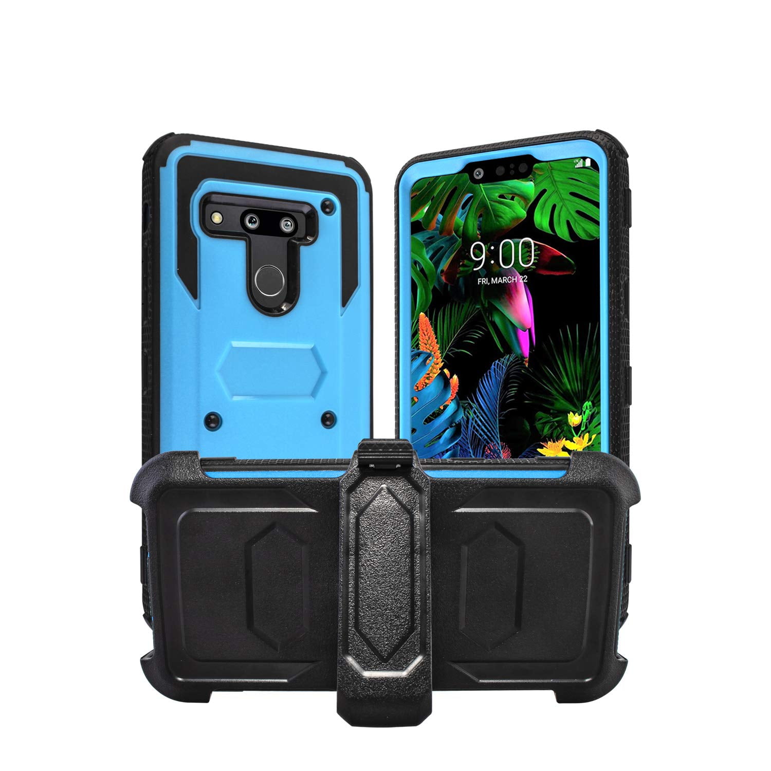 LG G8 Case,LG G8 ThinQ, Mignova Heavy-Duty Shockproof Full Body ...