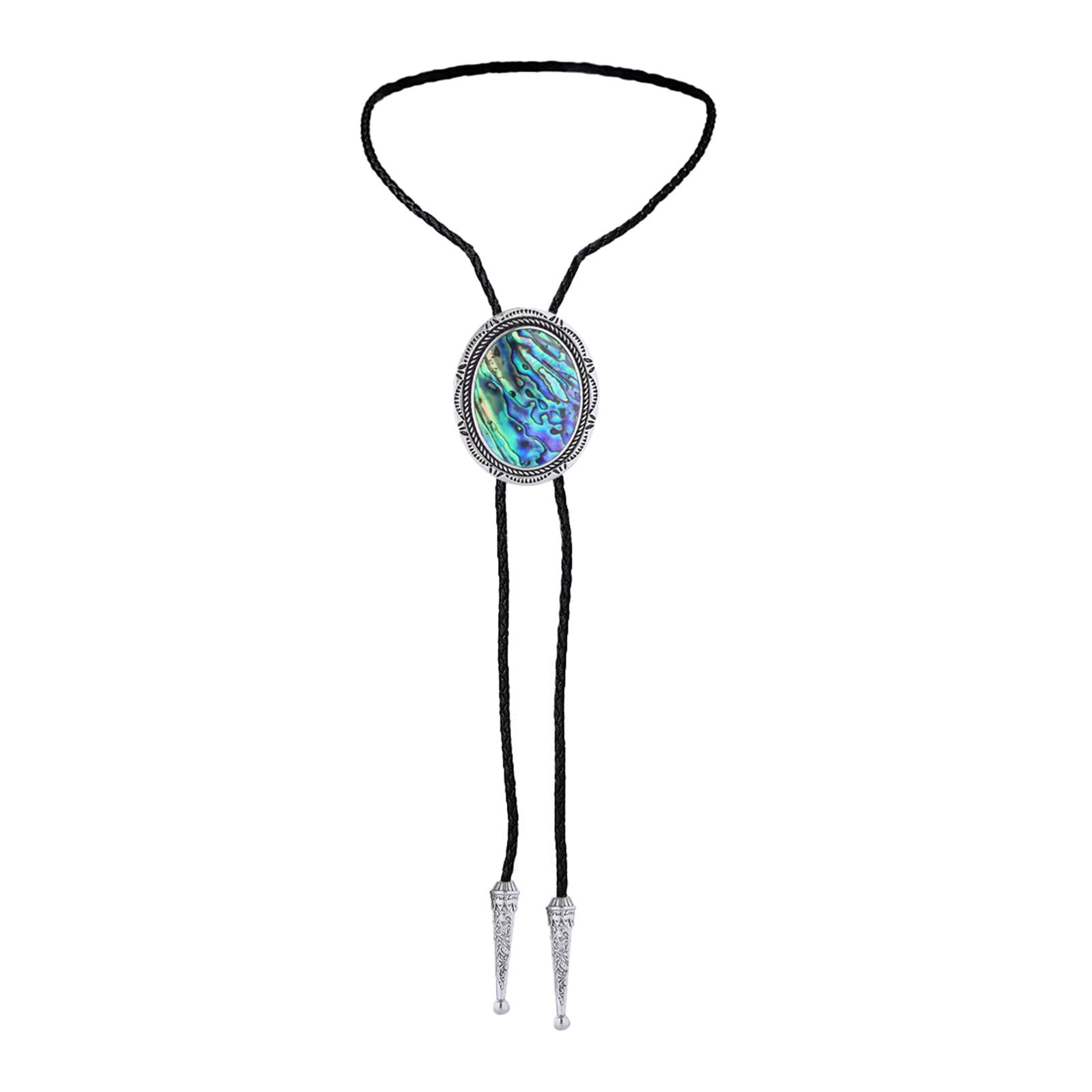 Retro Bolo Tie Ajustable con Cuerda de Cuero PU Forma Redonda Traje ...