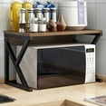 Kitchen Storage Shelf, 2-Tier Multi-Purpose Microwave Oven Rack for ...