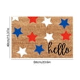 24" X 15" Patriotic Doormat Outdoor Indoor Entrance 4th of July ...