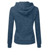 Doublju Women's Basic Lightweight Pullover Hoodie Sweatshirt with Plus ...
