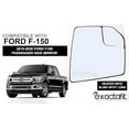 Passenger Side Rear View Mirror Glass Replacement, Heated with Plastic ...