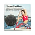 6 Inch 8 Notes Steel Tongue Drum Rain Chime, Outdoor Garden Rain Drum ...