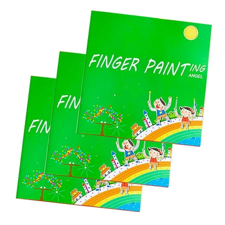 Agiferg Funny Finger Painting Finger Drawing Book 40 Page Drawing Book ...
