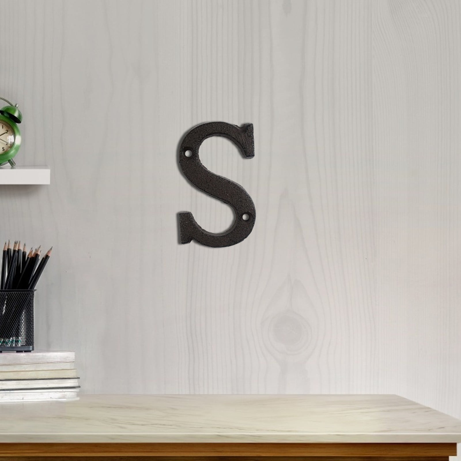 Shiusina Wrought Iron Decorations Creative DIY House Number Casts Iron ...