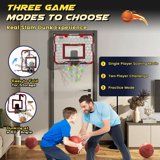 Wonderstone Mini Basketball Hoop for Kids，LED Light-Up Net ...