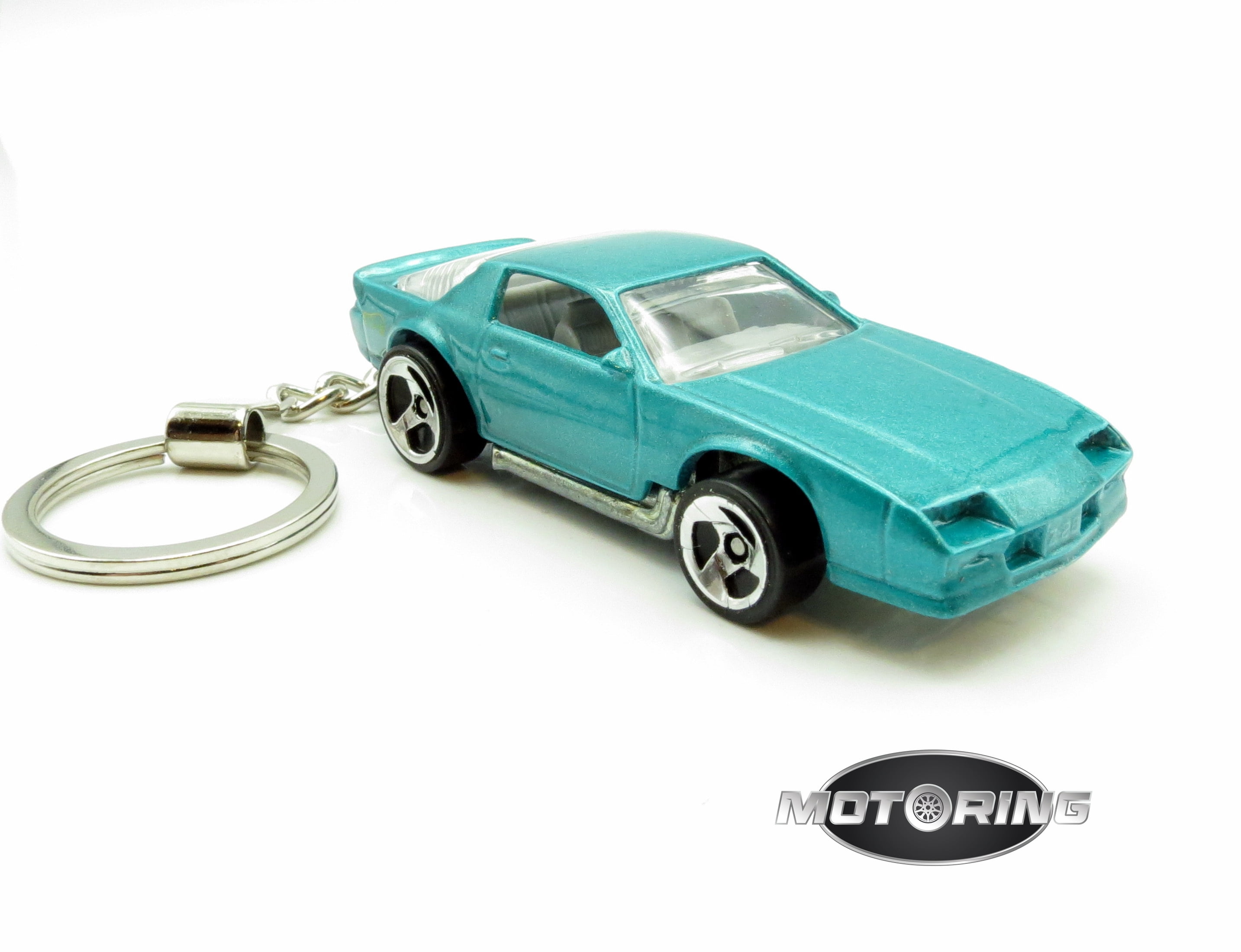 Keychain Chevy Camaro Z28 Blue Green Car Rare Novelty 1:64 Diecast ...