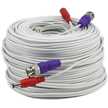 Swann Security Extension BNC Cable 200ft/60m - Walmart.com