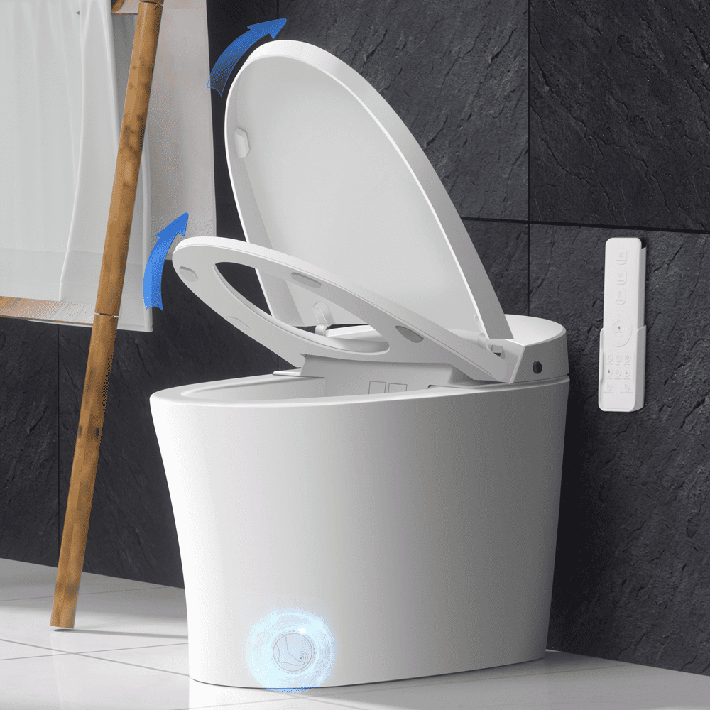 EPLO Smart Toilet Bidet with Built in Tank, Auto Open/Close Lid ...
