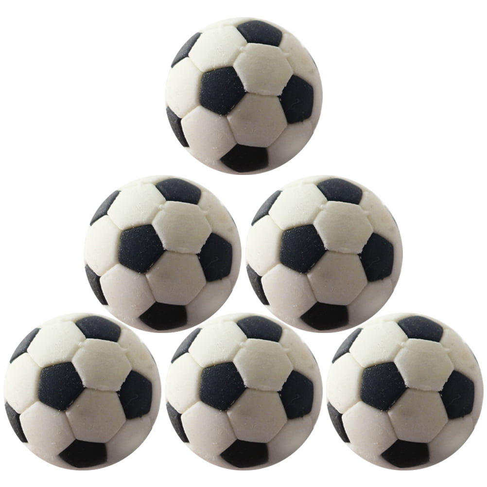 6Pcs Mini House Football Figurines Mini House Soccer Ball Ornaments ...