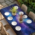 Color Starry Sky Fitted Rectangle Tablecloth 24" x 50" Night Sky ...