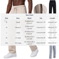 Cekizud Lightweight Sweatpants for Men Open Bottom Straight Leg Gym ...