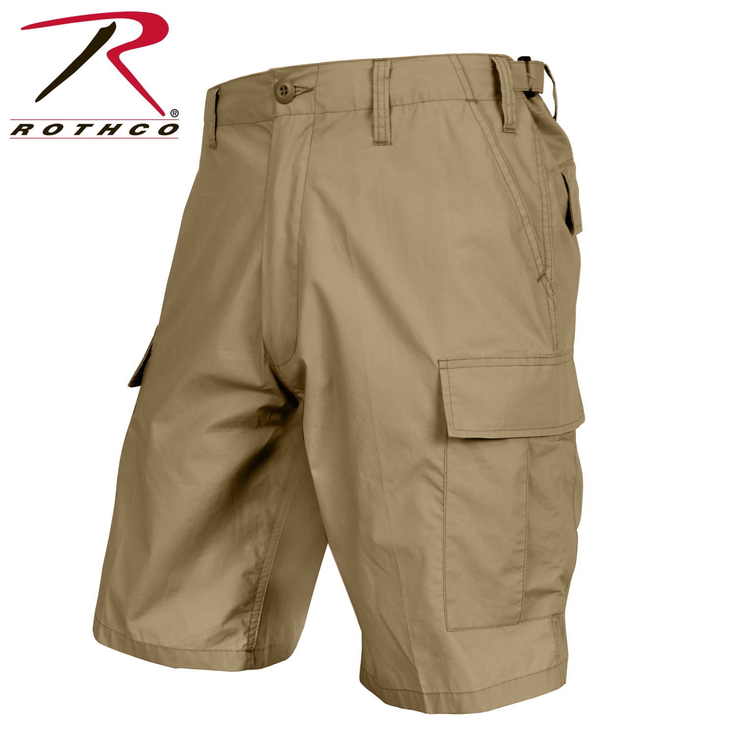 Rothco Lightweight Tactical BDU Shorts - Khaki, Medium - Walmart.com