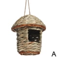 Agiufgs Woven Hummingbird House Natural, Hand-Woven Teardrop Design ...