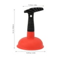 Sink Plunger, Powerful Mini Plunger With Short Handle, Easy To Use ...