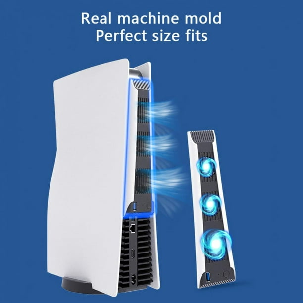 For PS5 Cooling Fan External USB Cooler Game Console Cooling Fan With ...