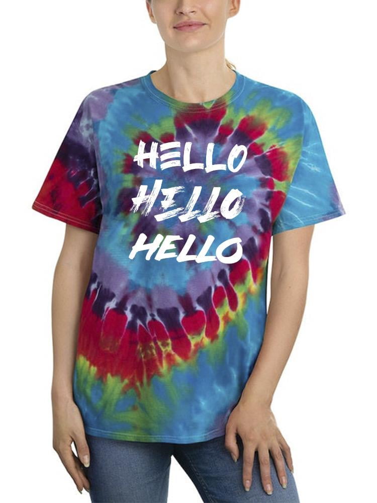 Hello Titles Tie Dye Spiral Women -Smartprints Designs, Female Small ...