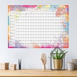 Kezqiaxn 2025 Wall Calendars, 366 Day Poster Calendar Yearly Monthly ...