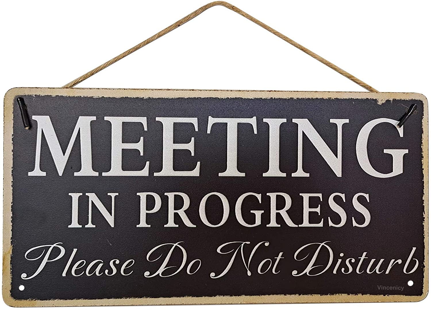 Do Not Disturb Meeting In Progress Sign