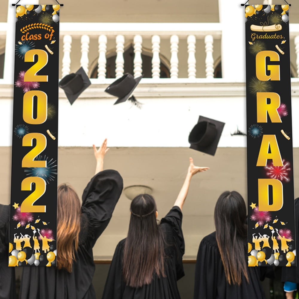 Graduation Decorations 2022 Banner - Congratulations Banner Graduation ...