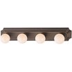 Sunset Lighting F3542 4 Light 240 Watt Bathroom Vanity Strip - Bronze ...