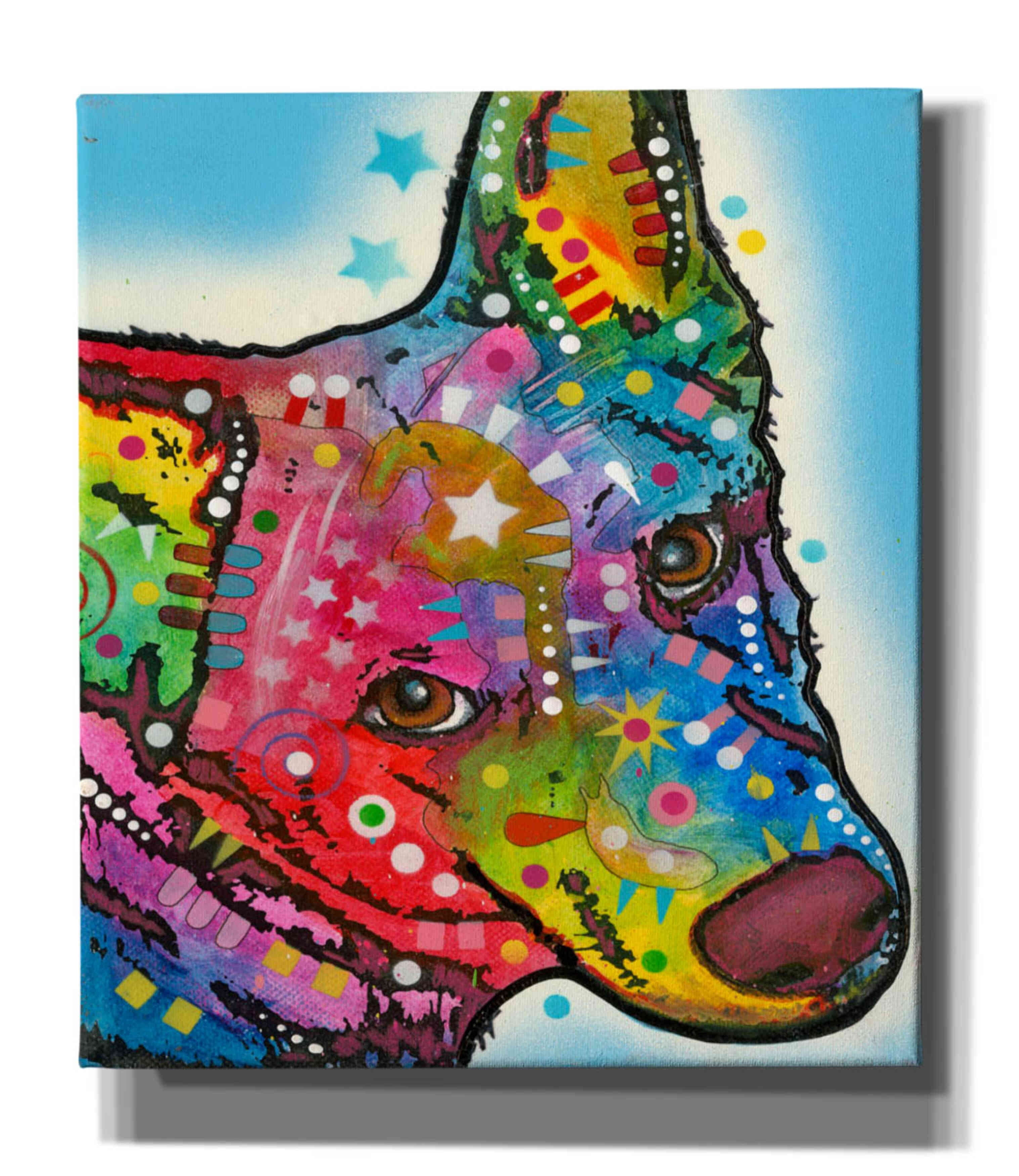 Epic Graffiti 'Aussie Sheep Dog' by Dean Russo, Canvas Wall Art, 26"x30" - Walmart.com