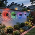 4-Pack Solar Mandala Lights, 2026 New Multi-Color Changing Waterproof ...