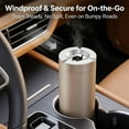 360° Stainless Steel Twist-Lock Ashtray, Windproof Car Ashtray Odor ...