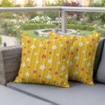 2 Pack Outdoor Waterproof Throw Pillow Covers,Watercolor Japanese ...