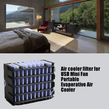 Air Cooler Filter For USB Mini Fan Ultra Compact Portable Evaporative ...