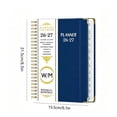 A5 Schedule Book, English Coil Bound Planner July 2026-June 2027, Plan ...