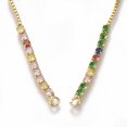 Brass Bracelets Making Slider Bracelets with Cubic Zirconia Golden 9-7/ ...